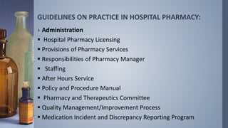 Professional relations and practice of hospital pharmacist.pptx