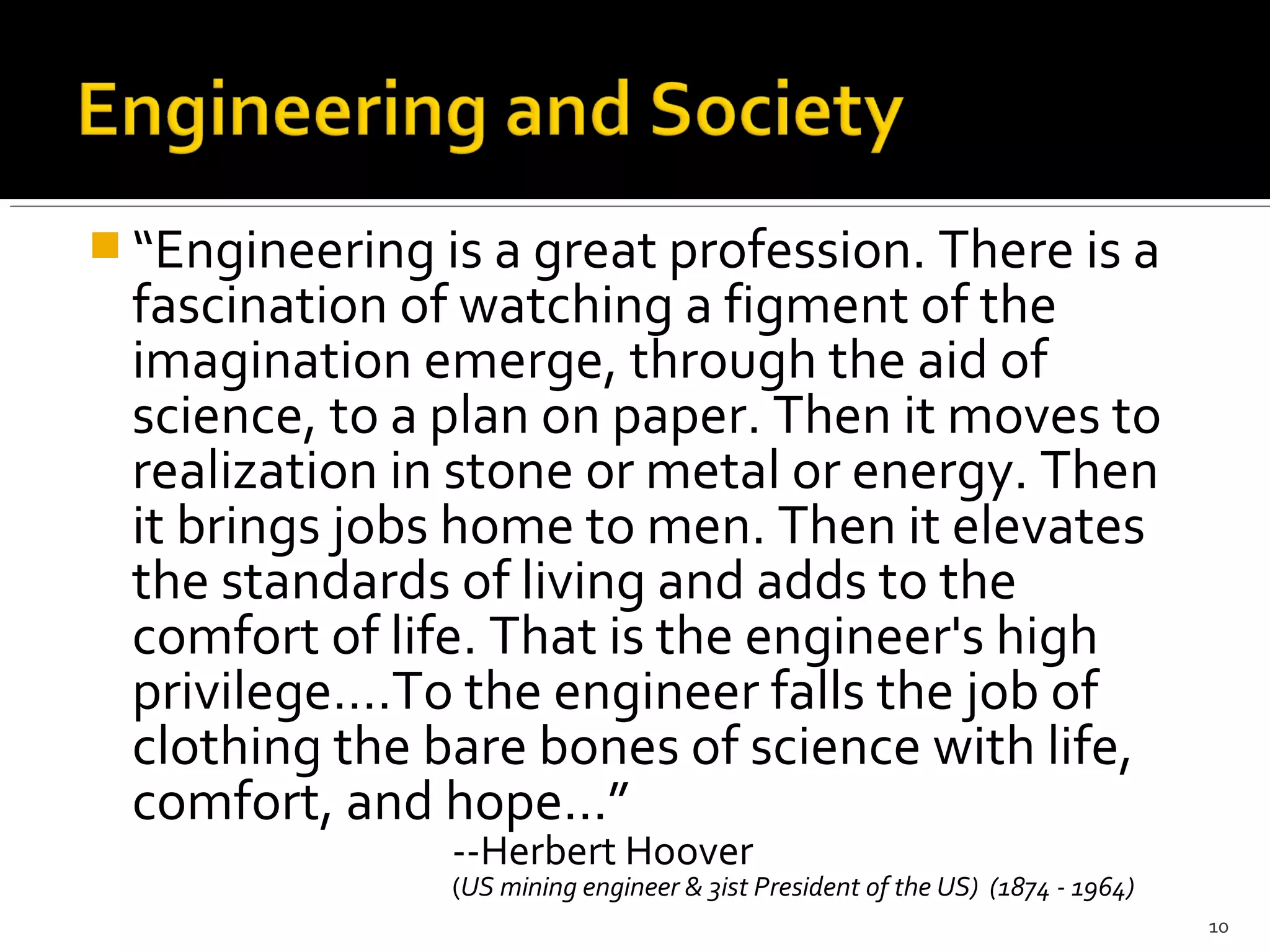 Professional responsibility and the role of the engineer | PPT