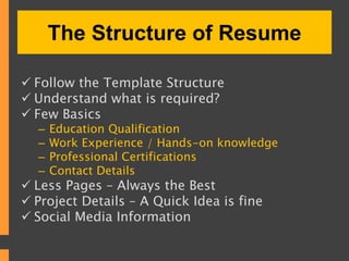 Professional resume writing | PPT