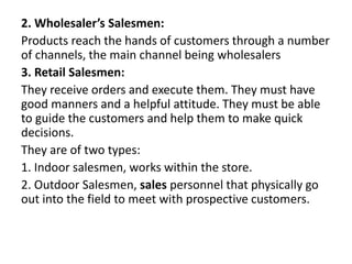 Professional salesmanship | PPTX