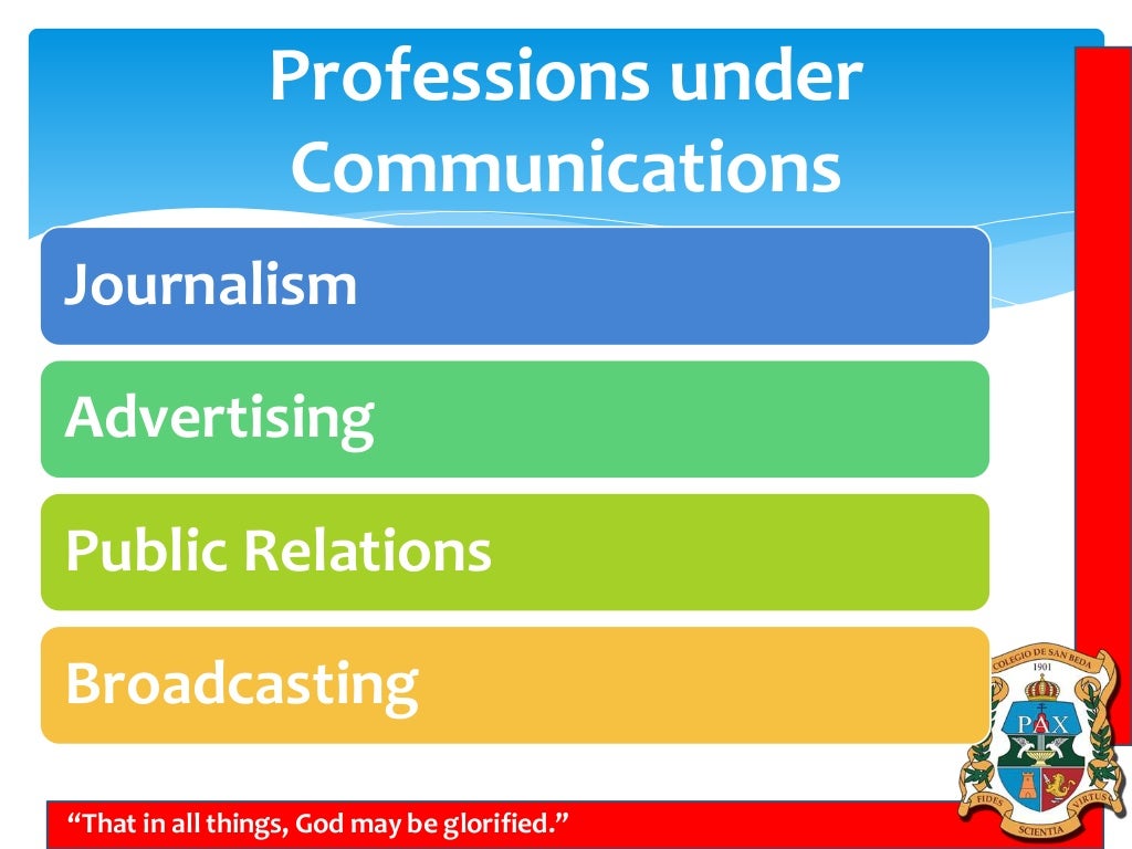 Professionals and Practitioners in Communication