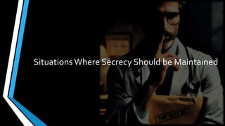 Professional Secrecy: Forensic Medicine Lecture | PPTX