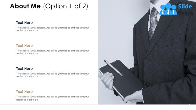 Professional Self Introduction Powerpoint Presentation Slides | PDF