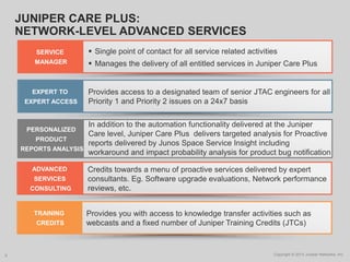 Juniper Services and Support | PPT
