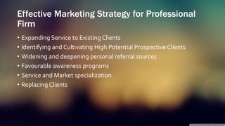 Professional services marketing | PPTX