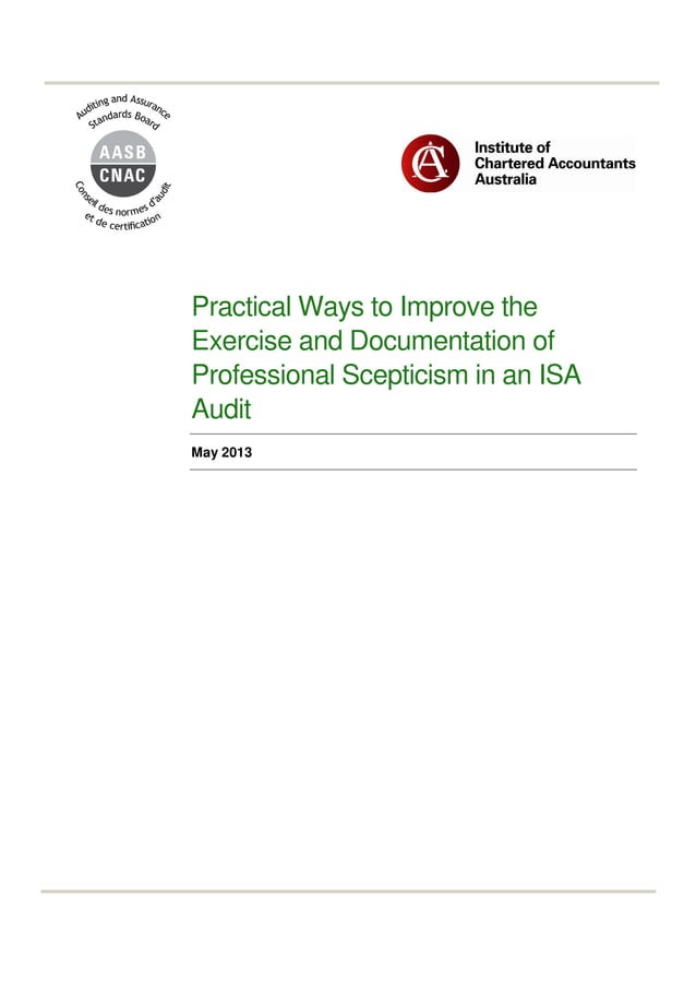 Practical Ways to Improve the Exercise and Documentation of ...