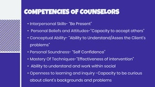 PROFESSIONALS PRACTITIONERS OF COUNSELING.pptx