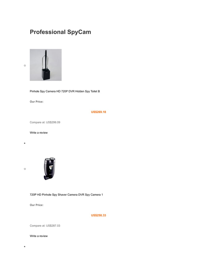 Professional spy cam | PDF