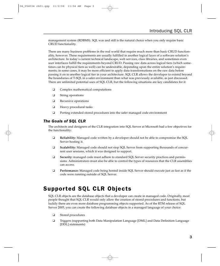 Professional sql server 2005 clr programming Professional sql server 2005 clr programming