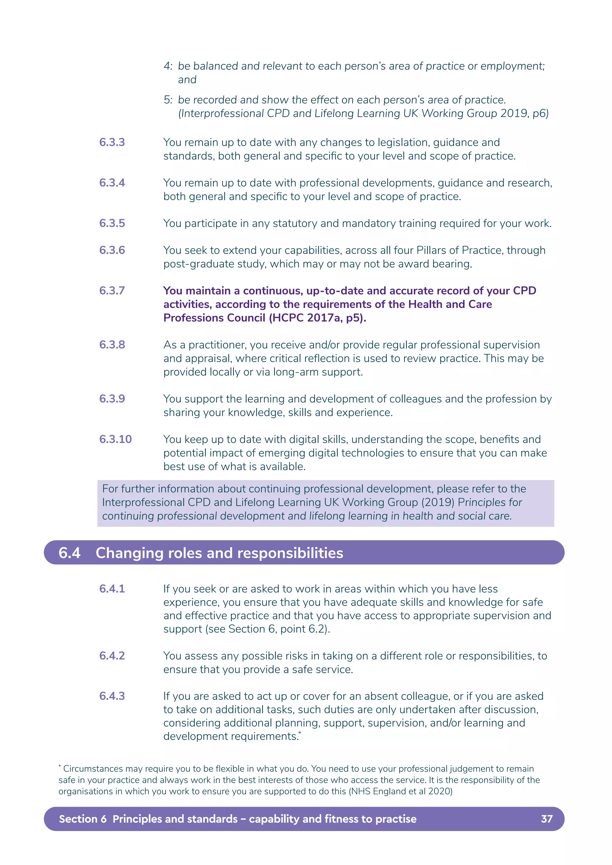 Professional Standards for Occupational Therapy Practice, Conduct and ...