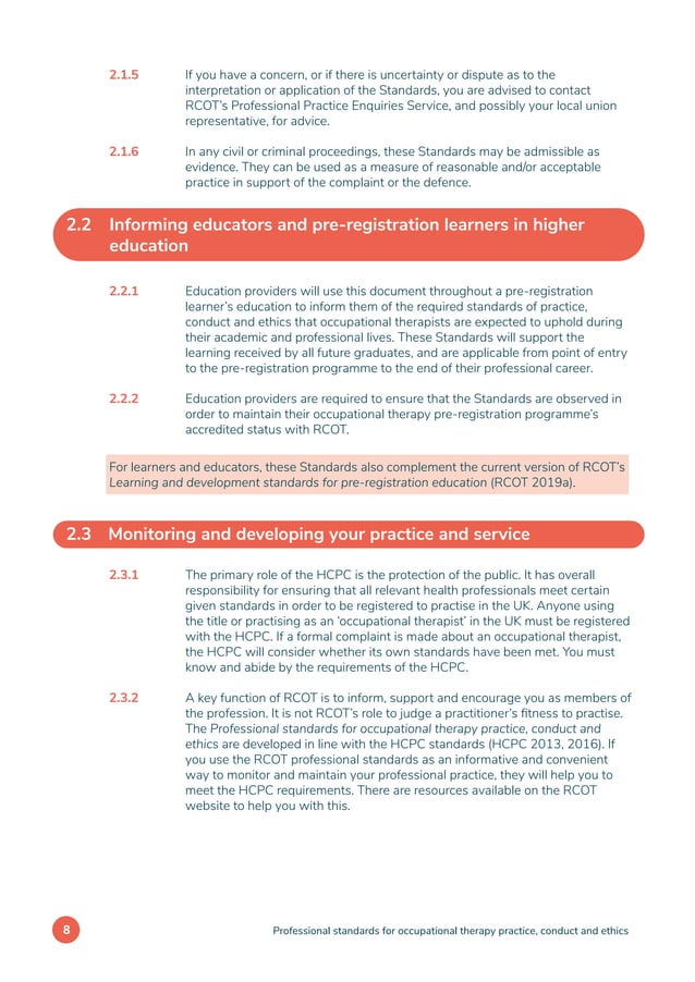 Professional Standards for Occupational Therapy Practice, Conduct and Ethics.pdf