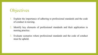 Professional Standards and Code of Conduct | PPT
