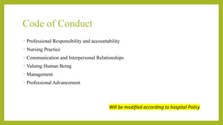 Professional Standards and Code of Conduct | PPTX