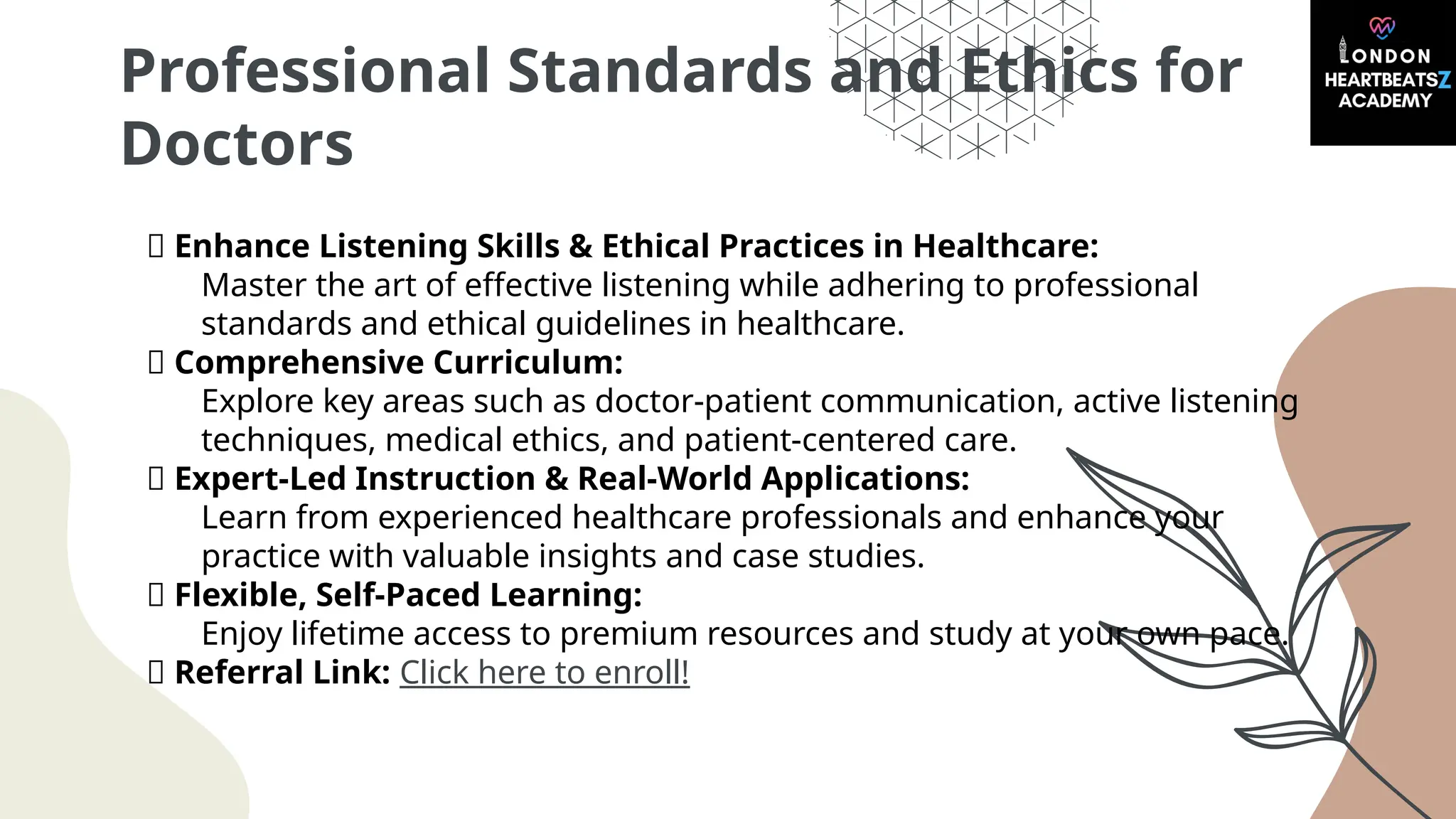 Professional Standards and Ethics for Doctors – Enhance Your Listening ...