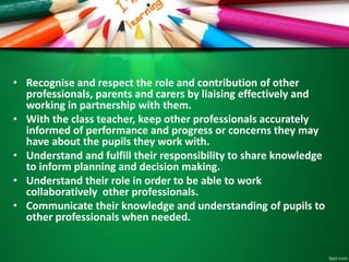 Professional standards for teaching assistants | PPTX