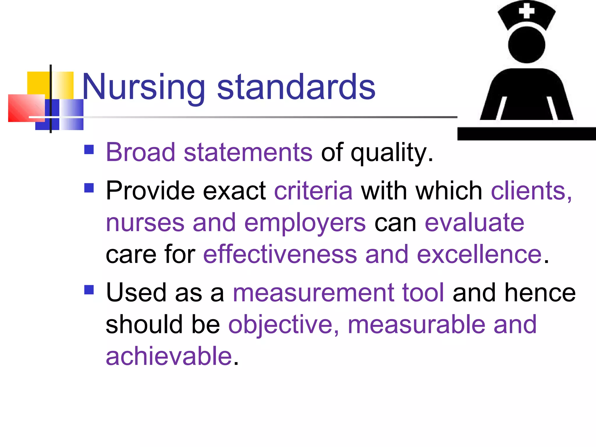 Professional standards in nursing | PPT