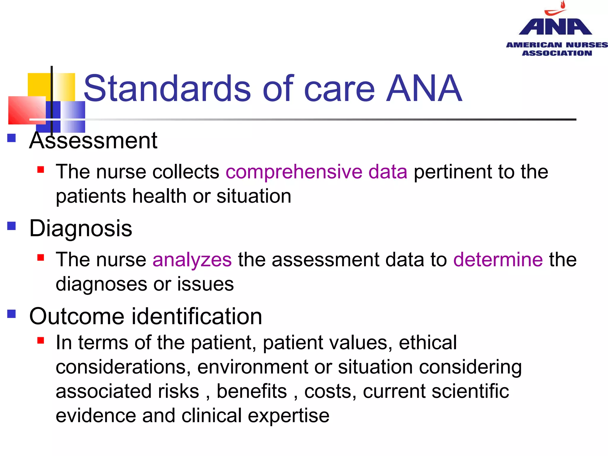 Professional standards in nursing | PPT