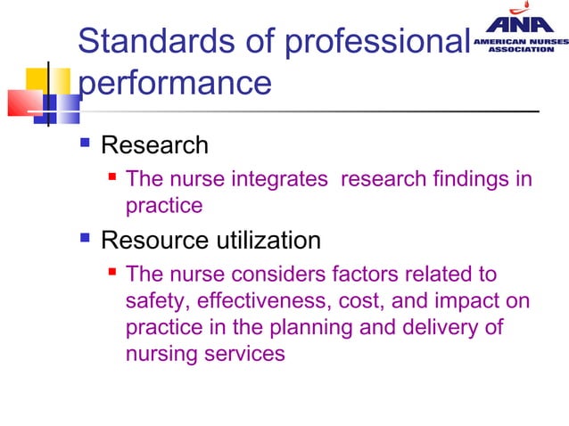 Professional standards in nursing | PPT