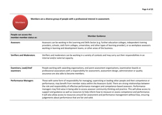 Professional standards v4 1 for assessors guild membership | PDF ...