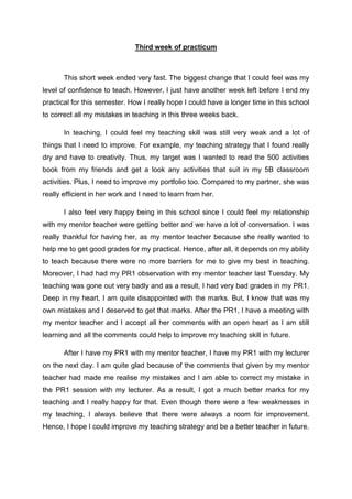Professional statement | DOCX
