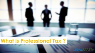 Professional Tax Registration | PDF