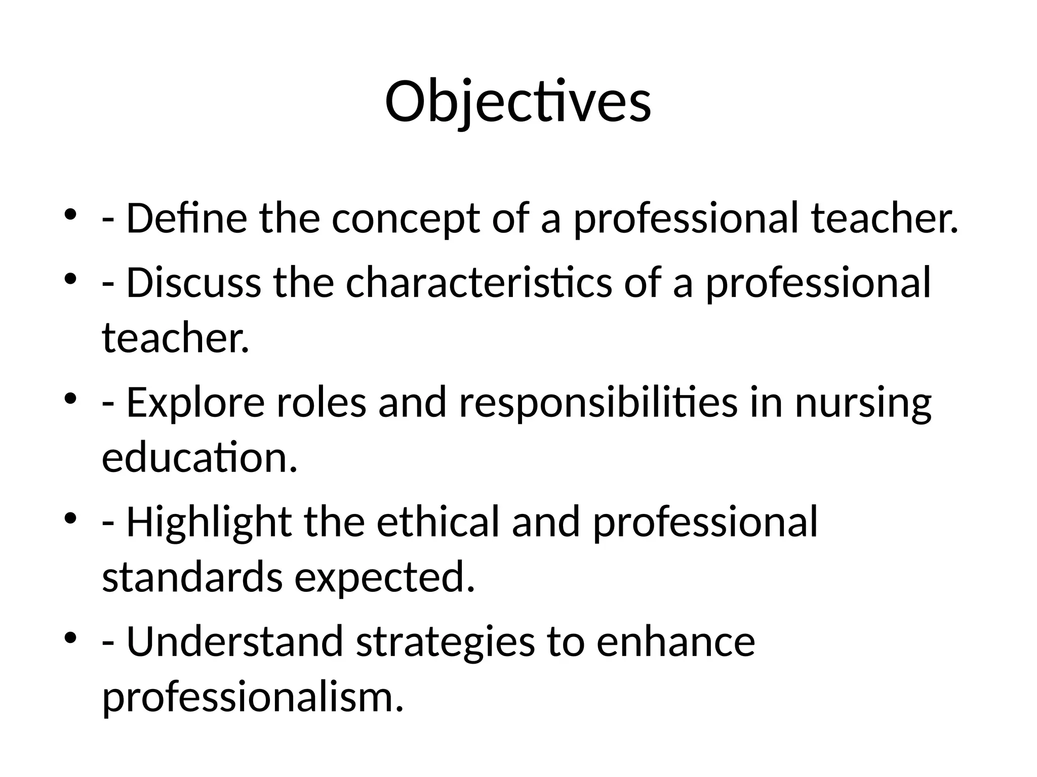 Professional_Teacher_Presentation. For nursing students | PPTX