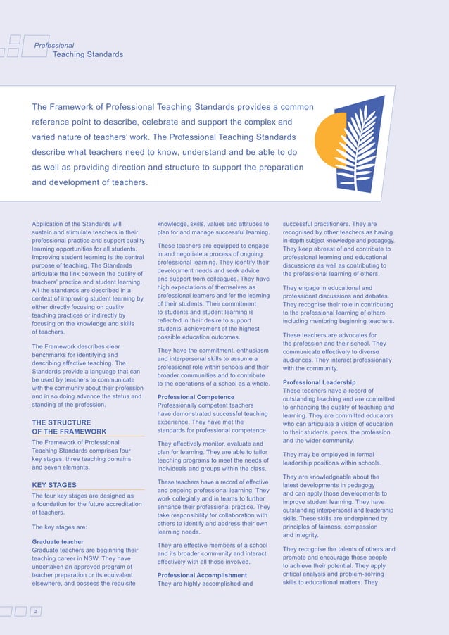 Professional teaching standards | PDF