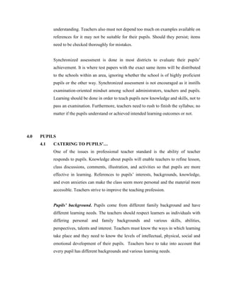 Professional teaching standards | PDF