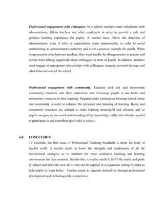 Professional teaching standards | PDF