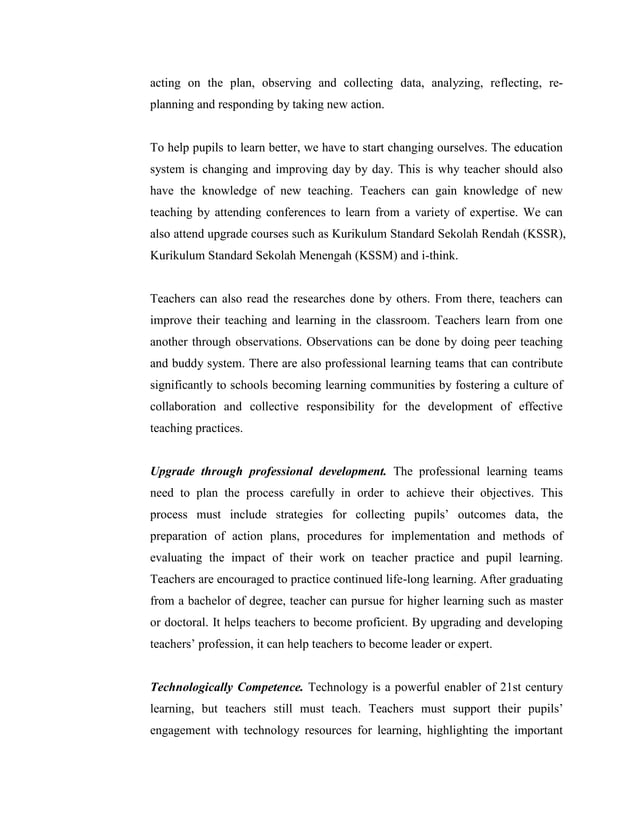 Professional teaching standards | PDF