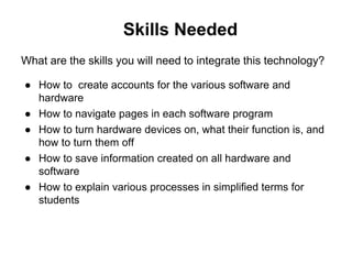 Professional Technology Use Presentation | PPTX