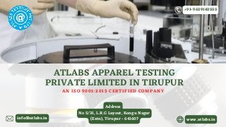 Professional Textile Testing Laboratory in Tirupur.pdf