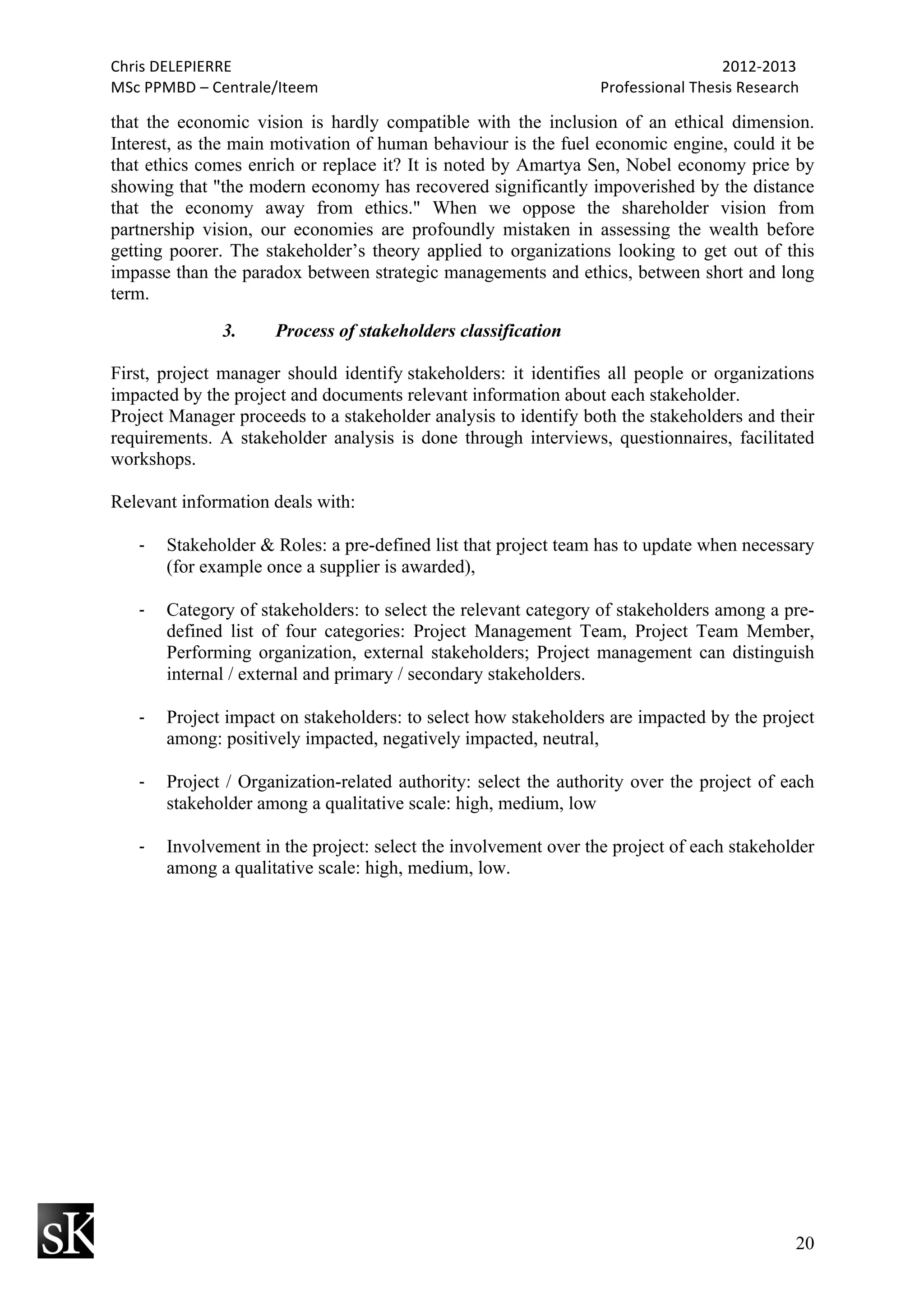 Thèse professionnelle sur les indicateurs de performance RSE et le ...