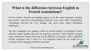 Professional Translate English to French services .pptx