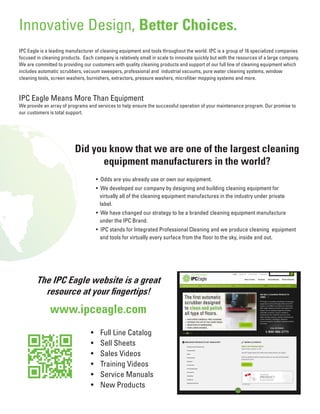 IPC Eagle Professional Vacuums | PDF