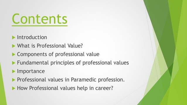 PROFESSIONAL VALUES by Prerna.pptx | Professional School | Postgraduate ...