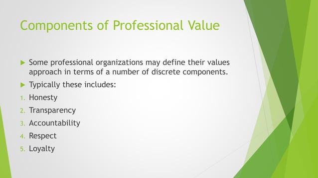 PROFESSIONAL VALUES by Prerna.pptx | Professional School | Postgraduate ...