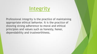 PROFESSIONAL VALUES by Prerna.pptx