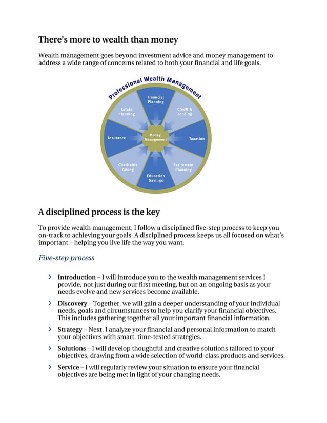 Professional Wealth Management Jay Morrison | PDF