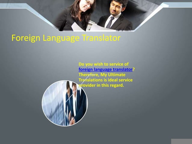 Professional website translation | PPT