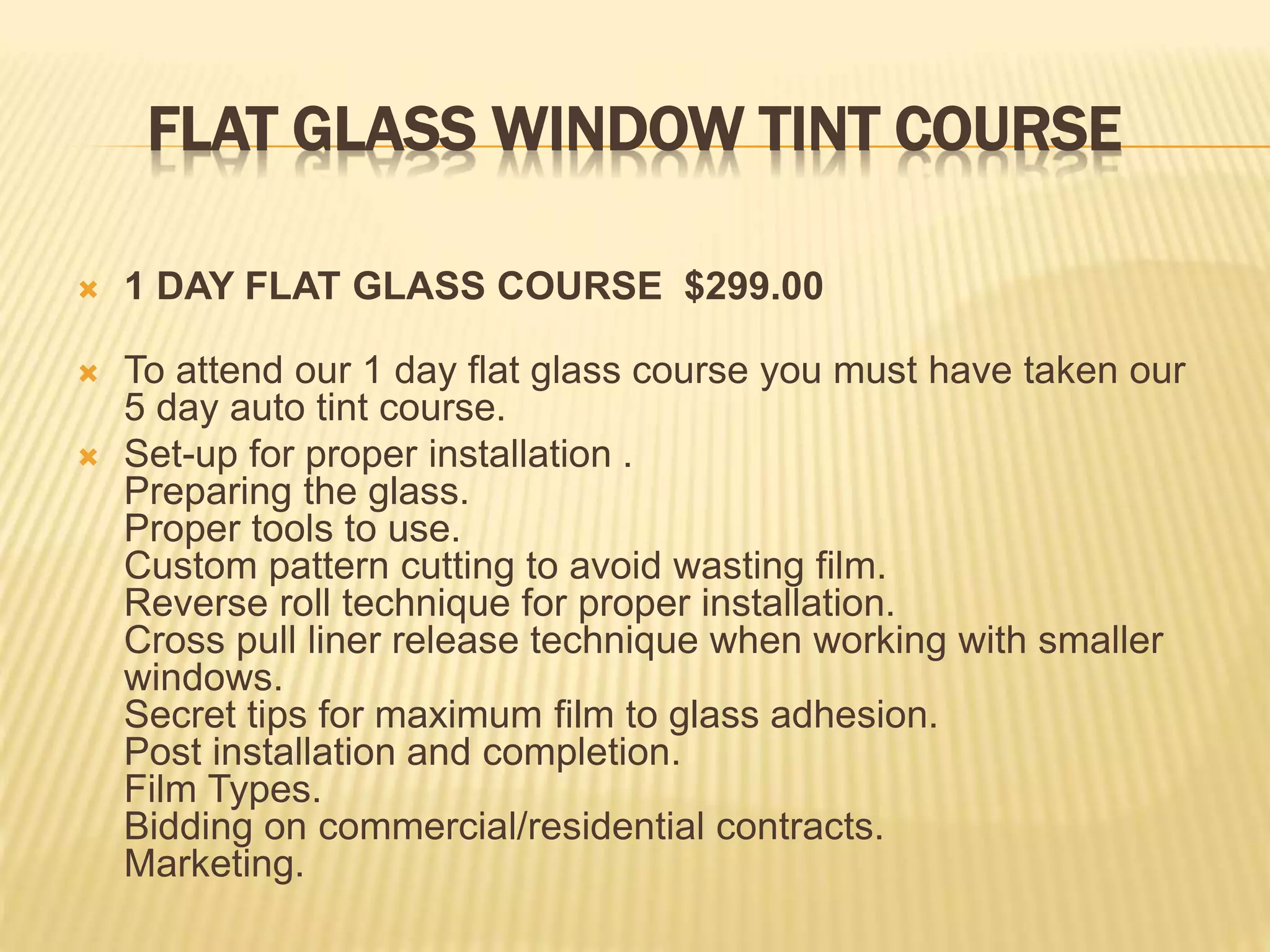 Professional window tinting | PPTX