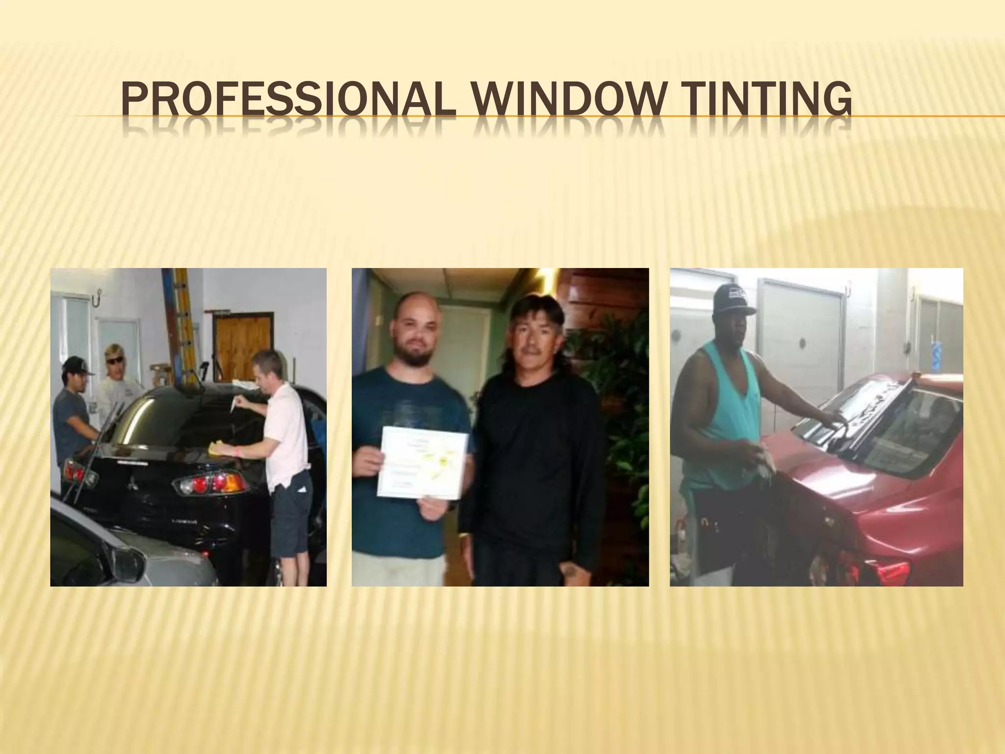 Professional window tinting | PPT
