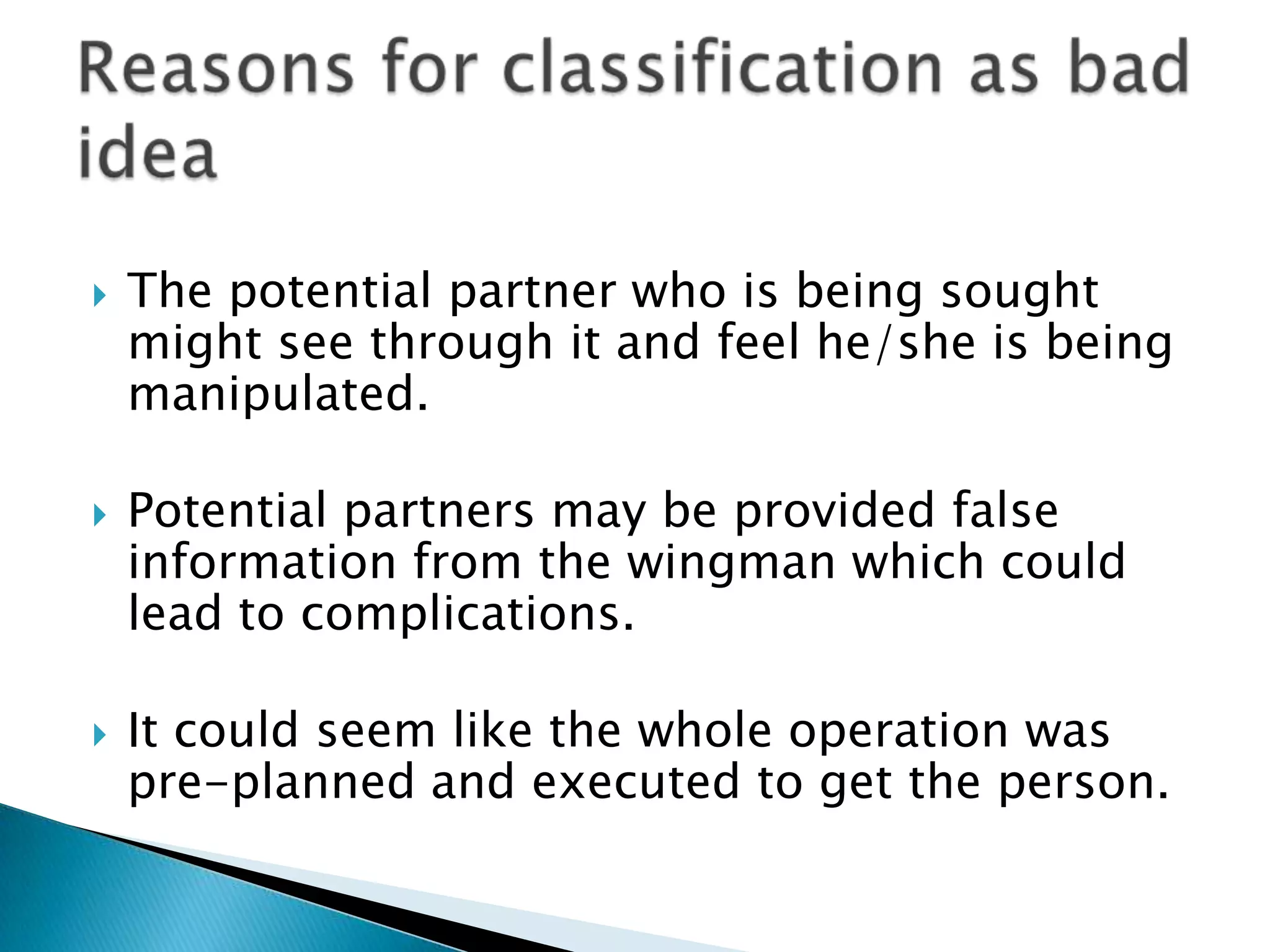 Professional wingman services | PPTX | Dating | Family and Relationships