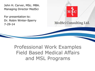 Professional work examples carver 7 29-14 | PPT