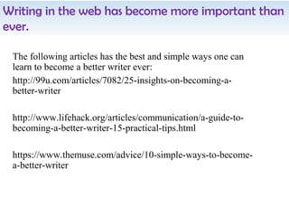 Professional writing | PPT