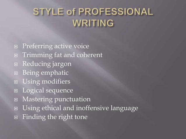 Professional writing | PPTX | Freelance Writing | Content Production