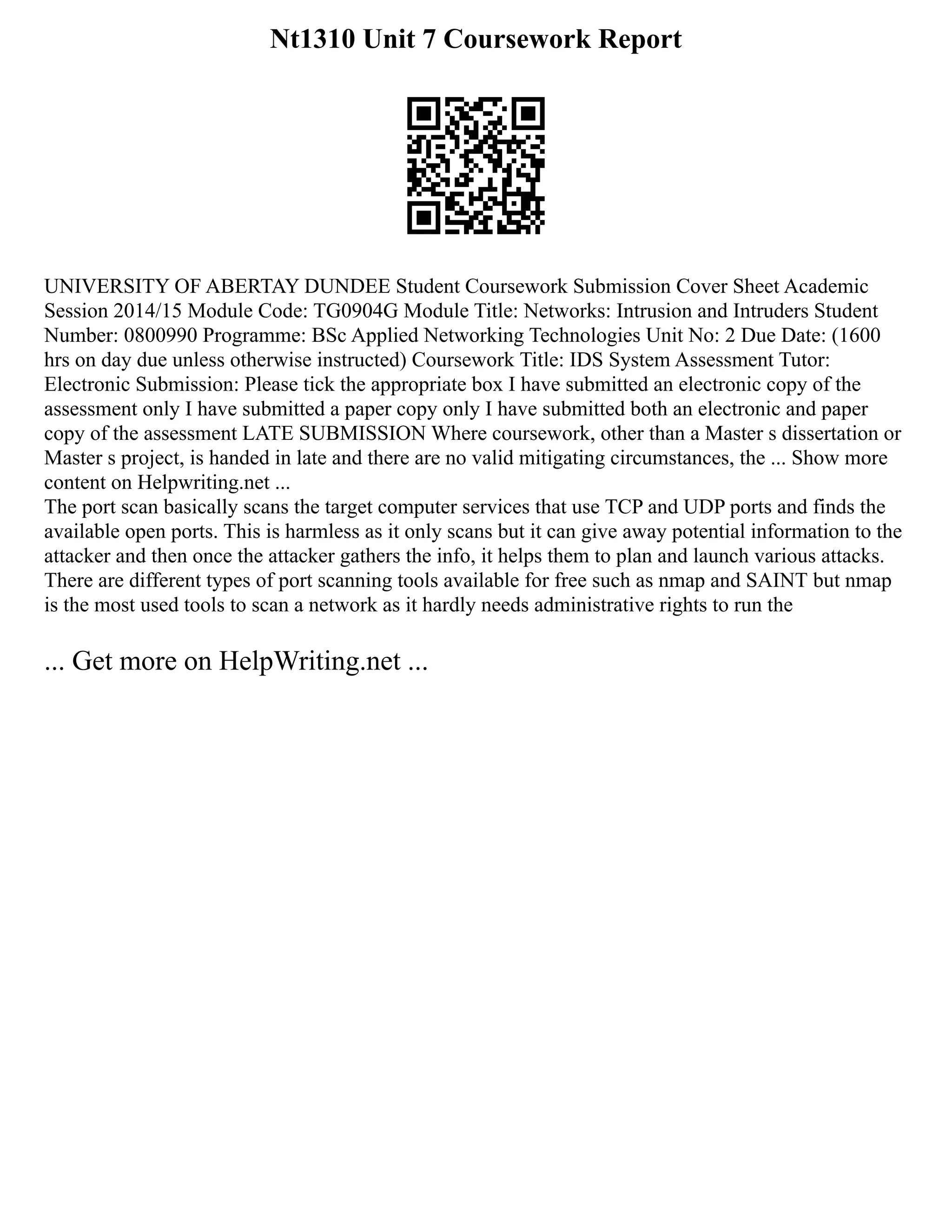 Professional Writing Sample | PDF