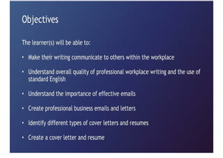 Professional Writing Tips | PPT