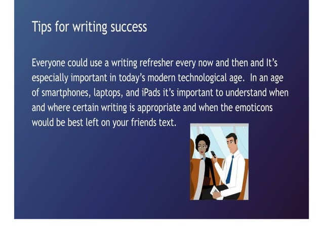Professional Writing Tips | PPT