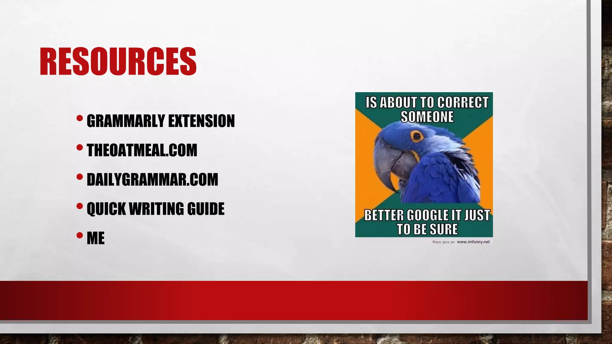 Professional Writing Training 101 | PPTX